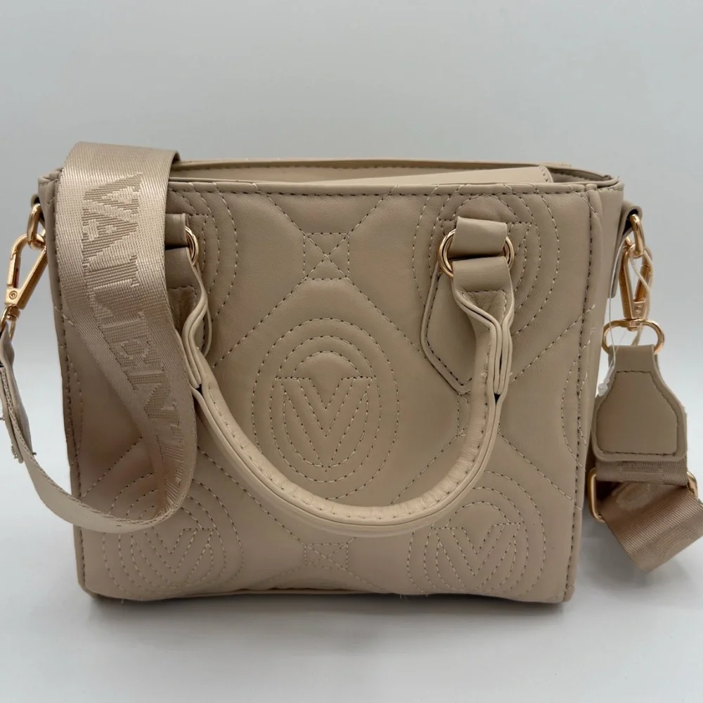 Valentino | Bags | Valentino Tan Quilted Crossbody Bag | Poshmark